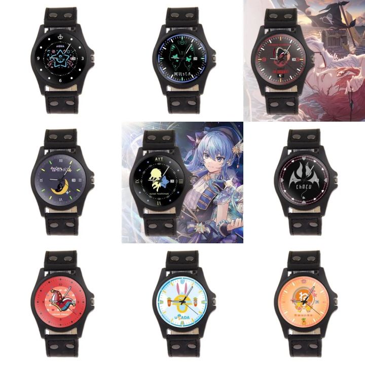 【User-friendly】 Hololive Vtuber Youtuber Anime Quartz Watch Calendar ...