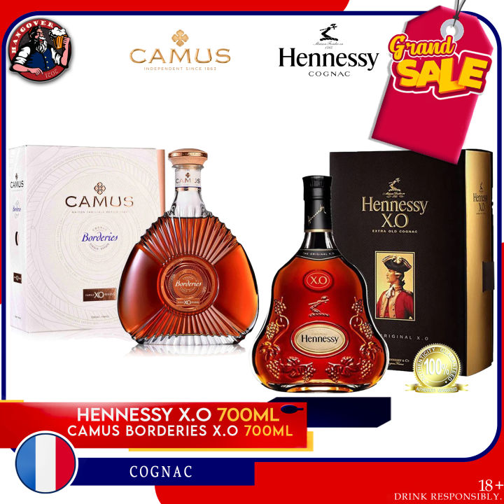 Hennessy XO 700ml + Camus Borderies XO 700ml Cognac Bundle | Lazada PH