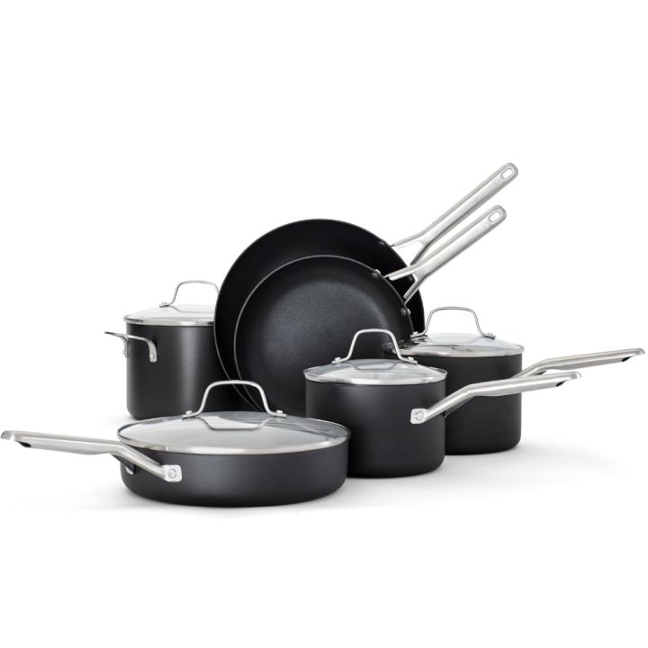 Select by Calphalon® Classic Hard-Anodized Nonstick Pots and Pans, 10 ...
