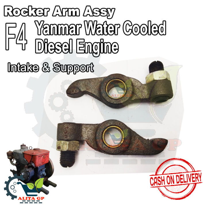 Rocker Arm Assy Intake Exhaust (PAIR) Yanmar F4 NT65 Water Cooled ...