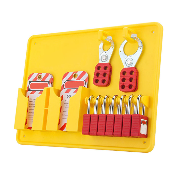 [Pleasant day] Lockout Station 9 Lock Locations Open Design Rugged ...