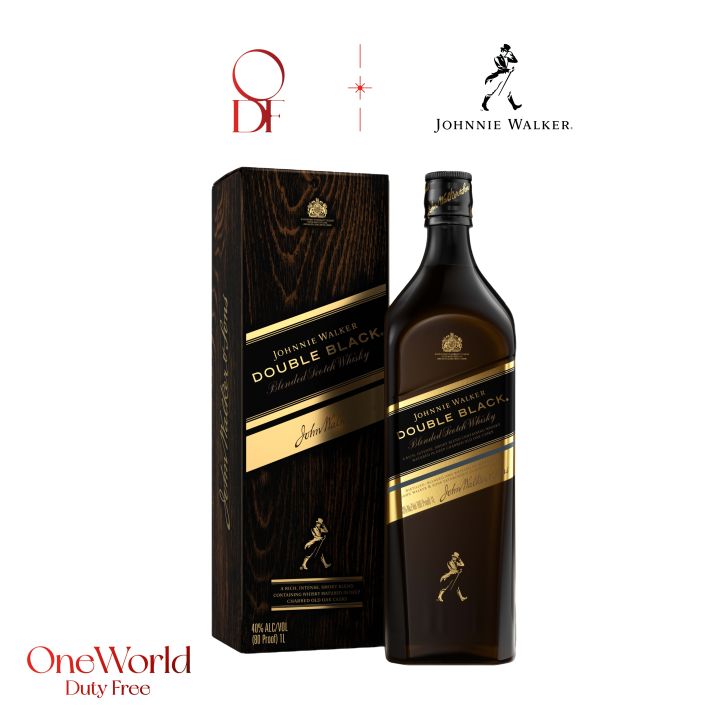 Johnnie Walker Double Black Blended Scotch Whisky 40 1l Lazada Singapore
