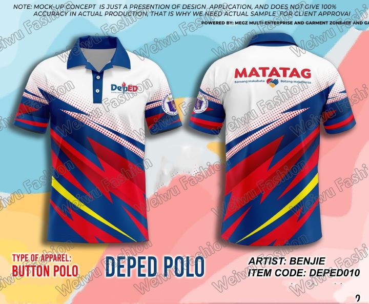 MATATAG UNIFORM SUBLIMATION CODE-Deped-010 DEPED BADGE | Lazada PH