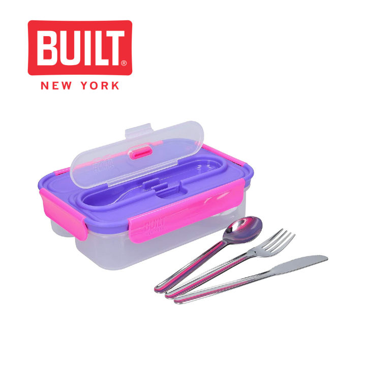 Built Active 1 Litre Bento Box with Cutlery | Lazada