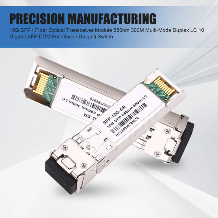 10G SFP+ Fiber Optical Transceiver Module 850nm 300M Multi-Mode Duplex ...