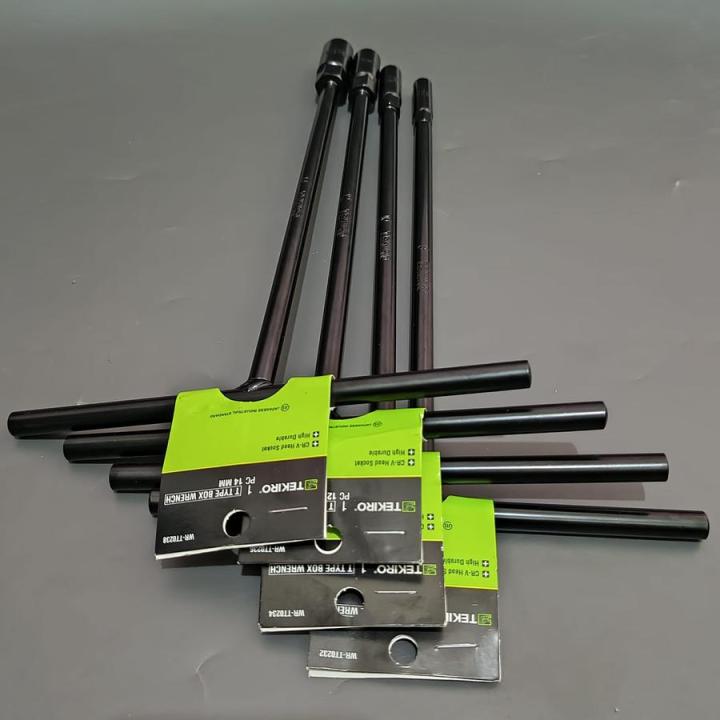 TEKIRO kunci T 8/10/12/14 ORIGINAL (HARGA SATUAN) T TYPE WRENCH kunci ...