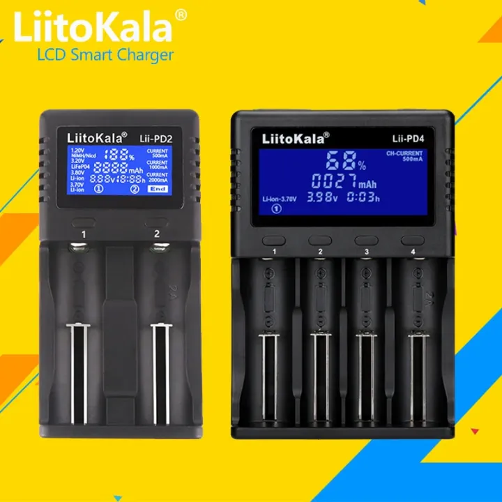 LiitoKala Lii-PD2 Lii-PD4 Lii-S8 Lii-500 Lii-600 Lii-PL2 battery ...