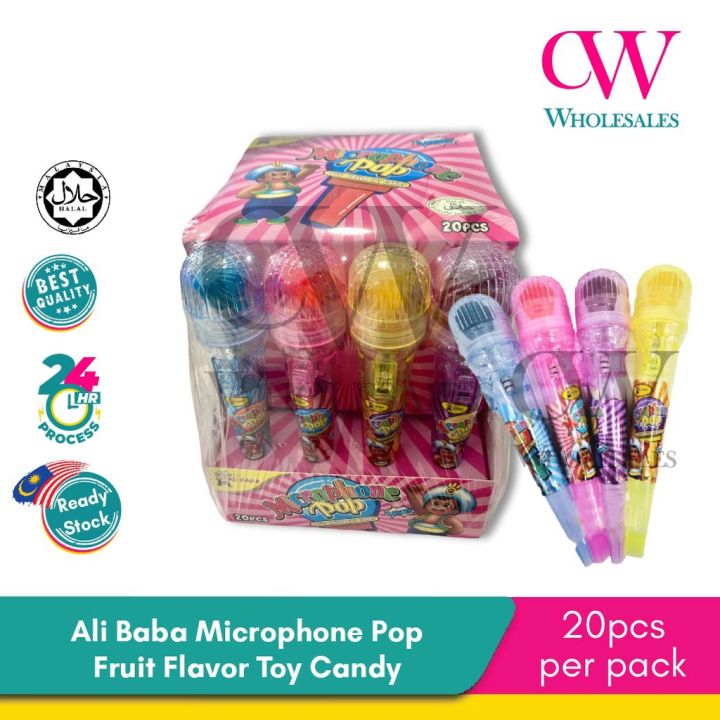 Microphone Pop Fruit Flavor Toy Candy 20pcs | Lazada