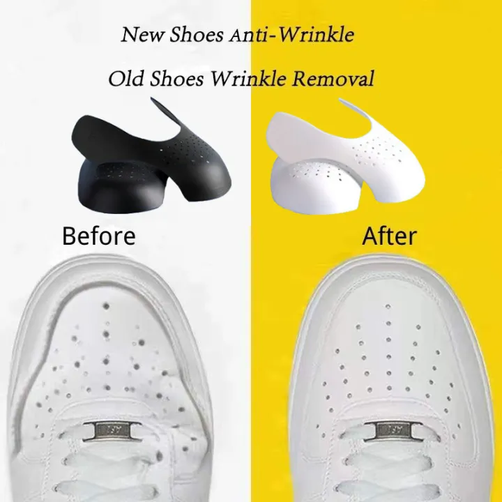 🔥Wishwa👍 1 pair Shoe Shield for Sneakers Anti-Crease Wrinkle Fold Toe ...