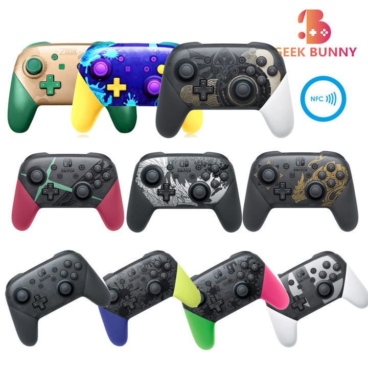 Nintendo Switch Pro Controller (MHR/Grey/Xenoblade/Splatoon/Smash ...