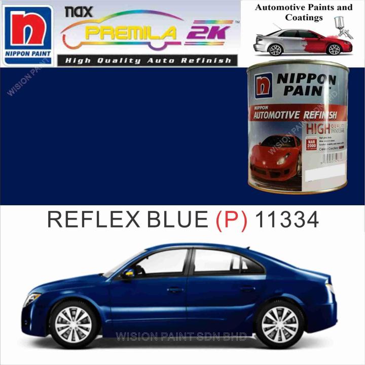 CAR PAINT / REFLEX BLUE (P) 11334 ( 1L ) NIPPON AUTOMOTIVE REFINISH ...