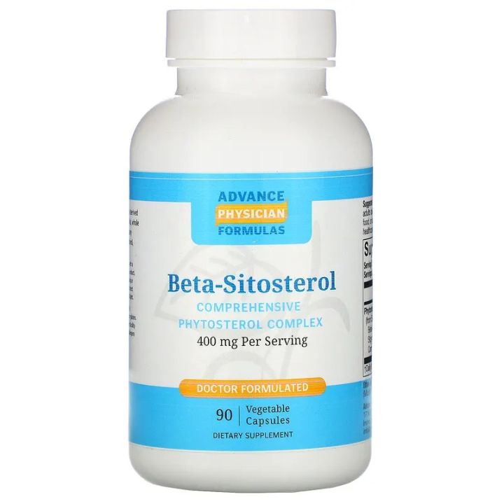 Advance Physician Formulas, Beta-Sitosterol, 400 mg, 90 Vegetable ...