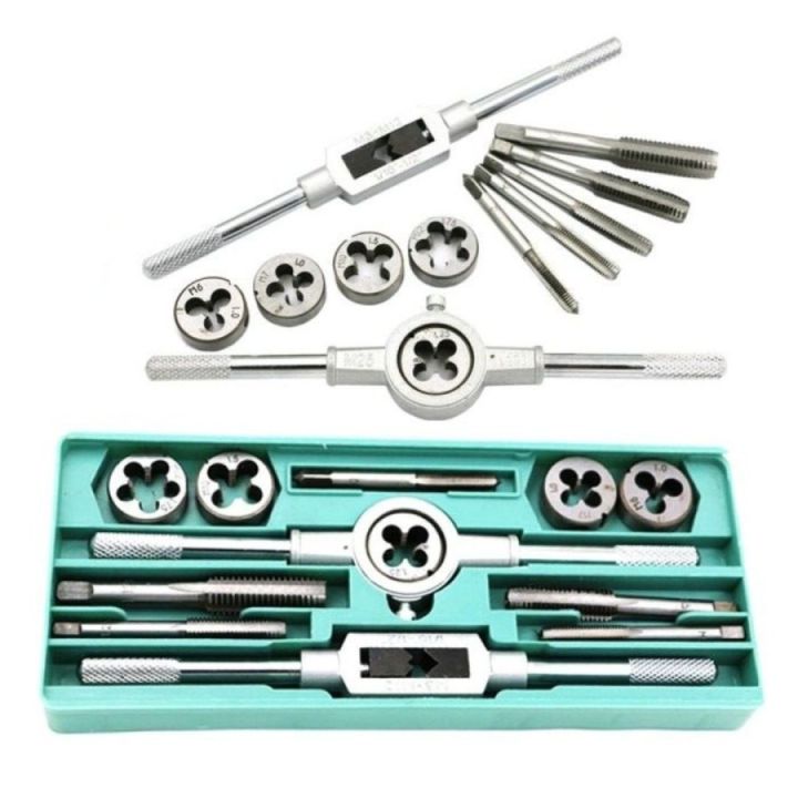 Alat Senai Tap Ulir Dart Mur Baut 12pcs Tap Die Set | Lazada Indonesia