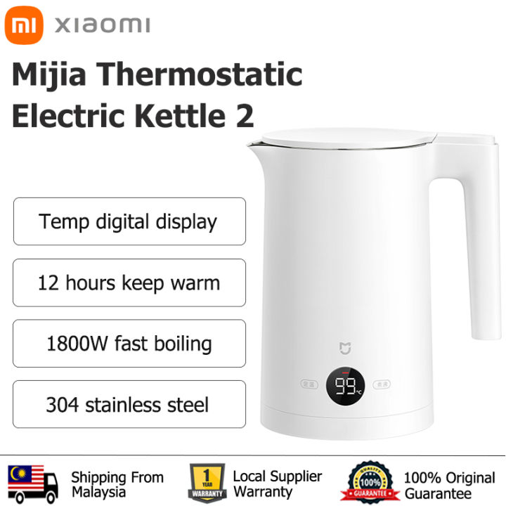 Xiaomi Mijia Electric Kettle 2 Thermostatic Kettle 1.5L Fast Boiling ...