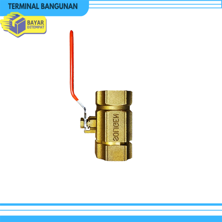 Ball Valve Kuningan Soligen Ball Valve Stop Kran 1 1/2 | Lazada Indonesia
