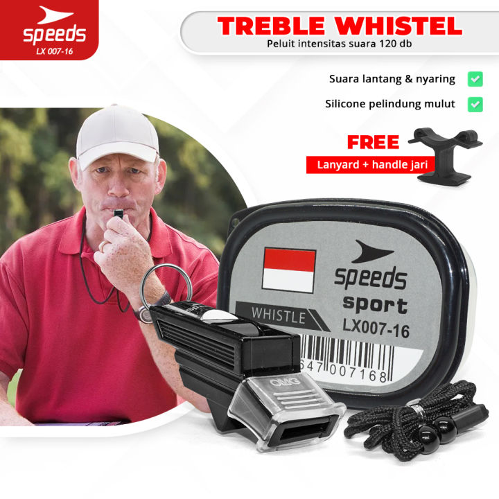 SPEEDS Peluit Wasit Referee Pluit Treble Whistle Olahraga Periwitan ...