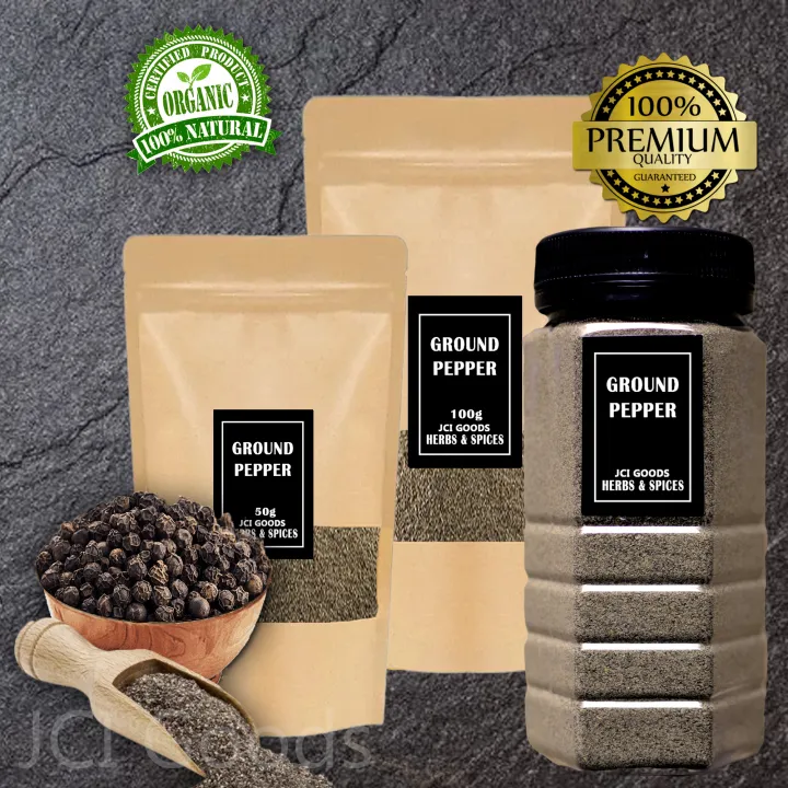 GROUND PEPPER Herbs and Spices 200ml/100g/50g | Lazada PH