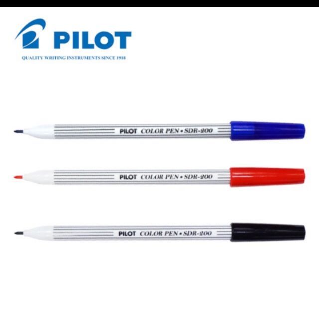 ปากกาเมจิก ไพล็อต Pilot SDR-200 ชนิดหัวแหลม (ขายปลีกเป็นด้าม) | Lazada ...