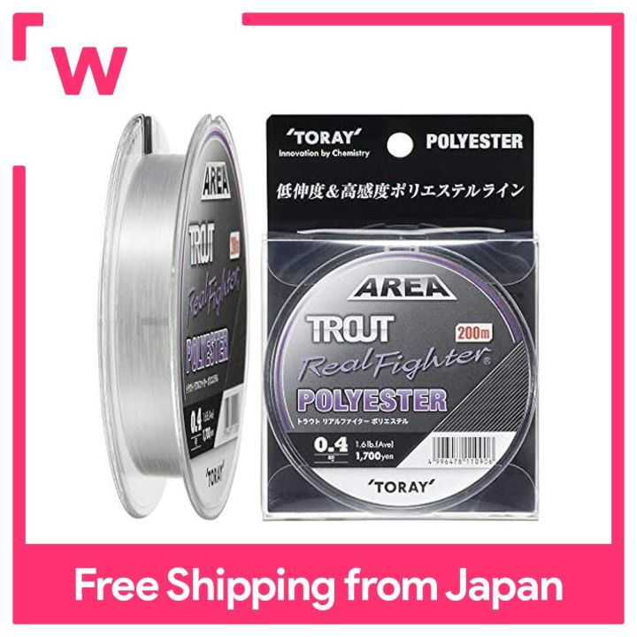 Toray (TORAY) Trout Real Fighter Polyester 200m No. 0.4. | Lazada PH
