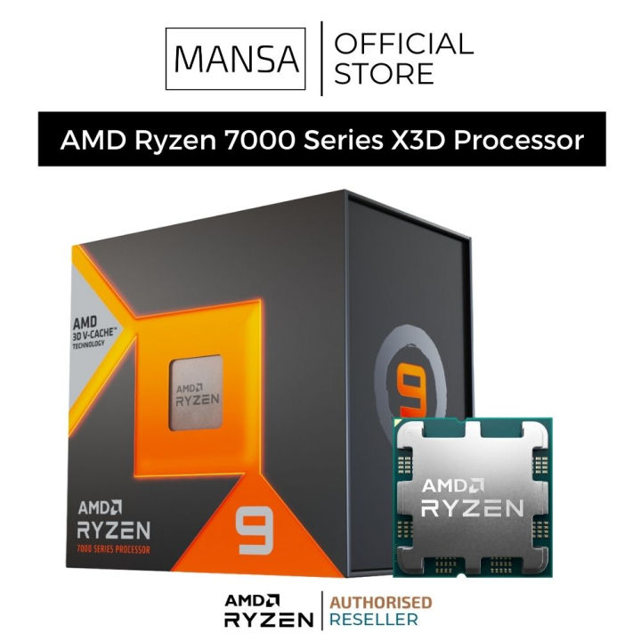 Adar Ryzen 7 7800X3D | ryzen 9 7900X3D | Pemproses Desktop Ryzen 9 ...