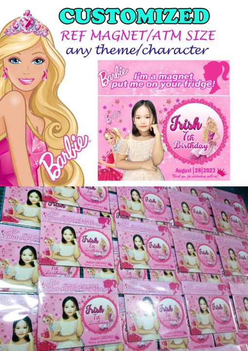 Personalized BARBIE Ref Magnet/ATM SIZE/SOUVENIR | Lazada PH