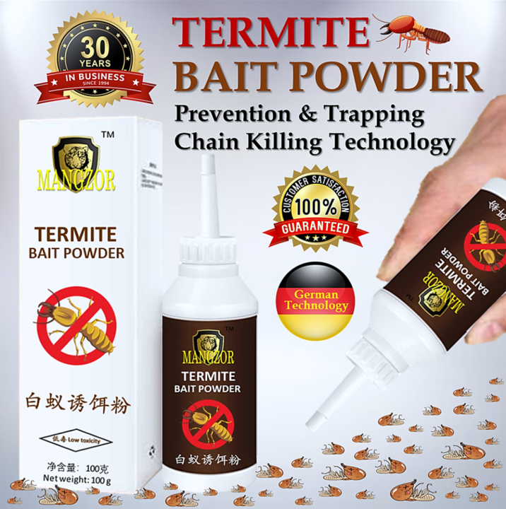 Mangzor Racun Anai Anai Insecticide Bait Termite Killing Bait Powder ...