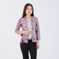 Atasan Batik Couple Ungu Muda Blouse Wanita Kemeja Pria Hem SKU DUWET ...