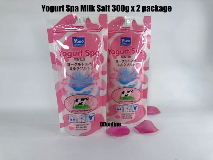 Yogurt Spa Milk Salt 300g x 2 package | Lazada Singapore