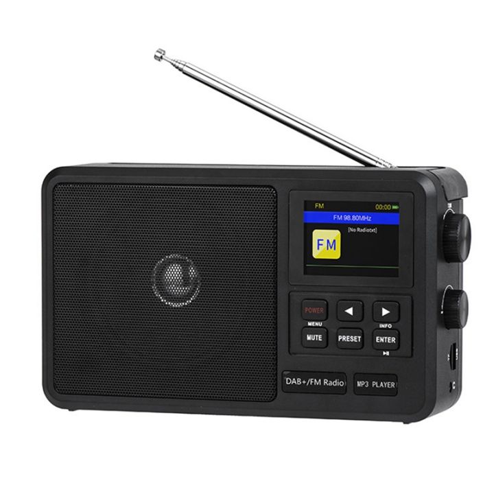Portable Network Radio FM + Radios Wireless Bluetooth Speaker with LCD ...