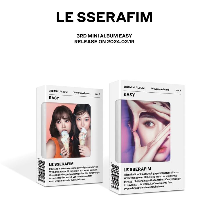 LE SSERAFIM 3rd Mini Album EASY Weverse Ver. | Lazada