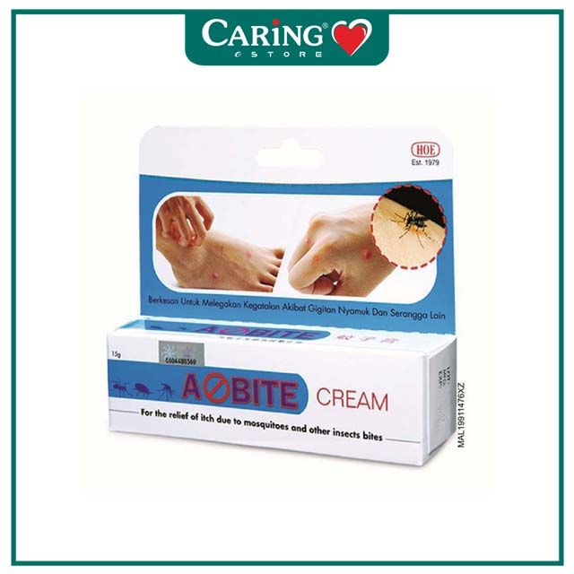 A-BITE INSECTS BITES ANTI-ITCH CREAM 15G | Lazada