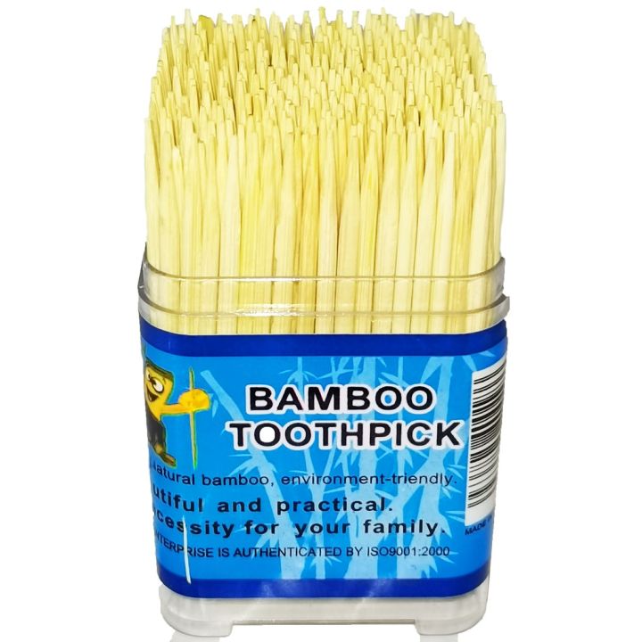 SJ BAMBOO TOOTHPICK WITH CASE | Lazada PH