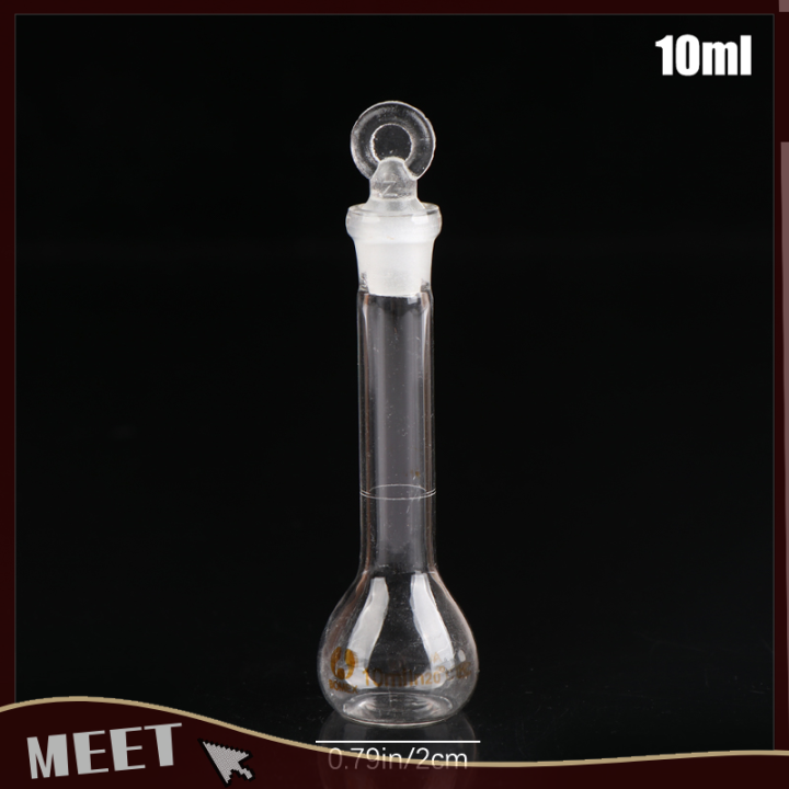 🟠🟡 MEET🟢🔵 10/25ml Transparent Glass Volumetric Flask Glassware With ...