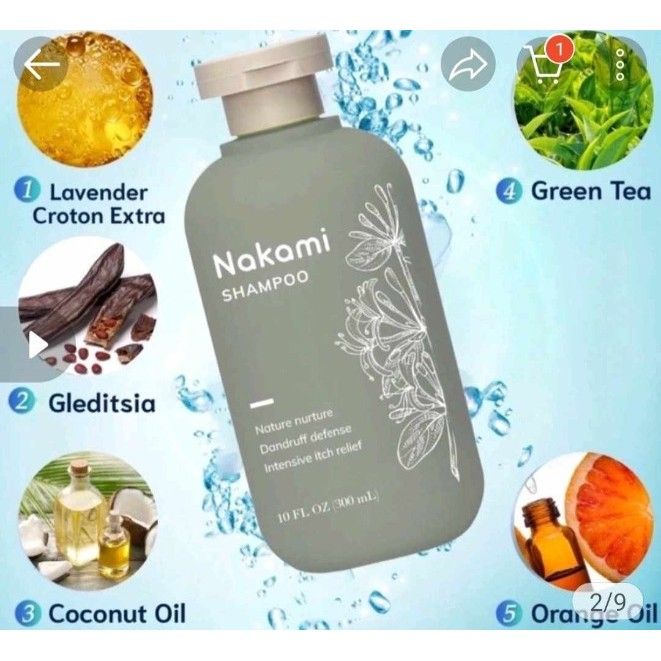 NAKAMI ANTI DANDRUFF SHAMPOO ANTI FUNGAL DANDRUFF REMOVER ANTI ITCHY ...