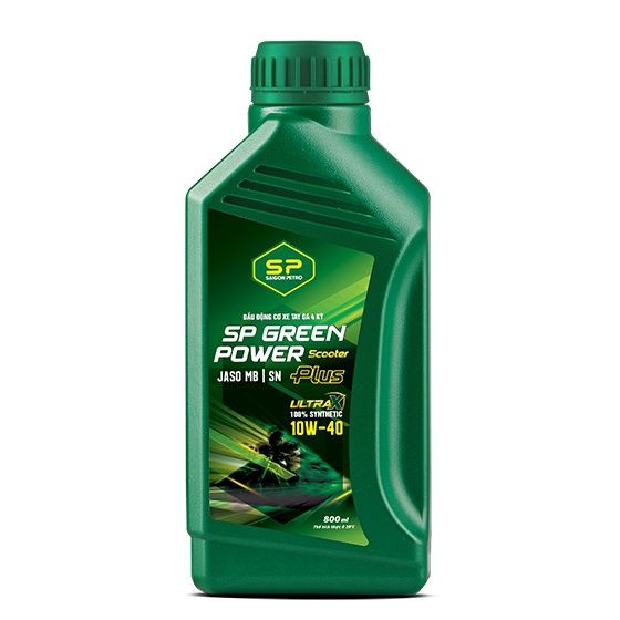 Dầu nhớt xe máy tay ga SP Green Power Scooter Plus (800ml) | Lazada.vn
