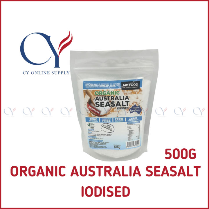 【MH Food】 Australia Organic Sea Salt (Iodised) - 500g | Lazada 【MH Food】 Australia Organic Sea Salt (Iodised) - 500g | Lazada