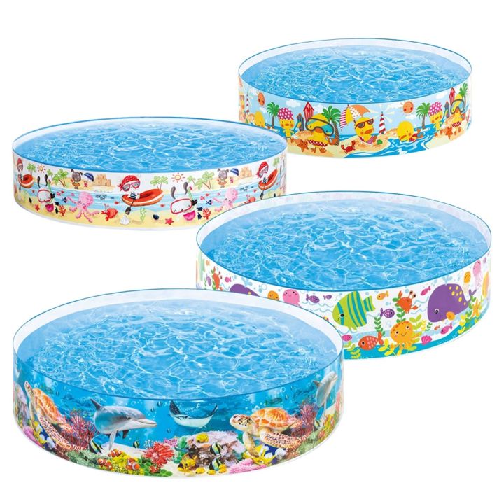 Deep Sea Blue Coral Reef Snap Set Kiddie Swimming Pool | Lazada PH
