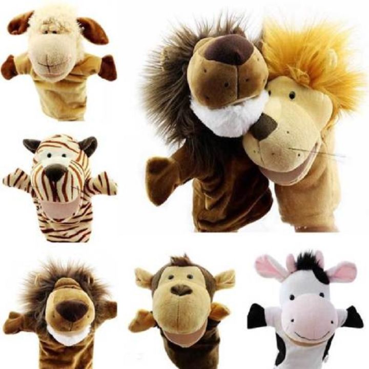 Cute Baby Animals Hand Puppet Plush Doll Story Telling Educational Toy ...