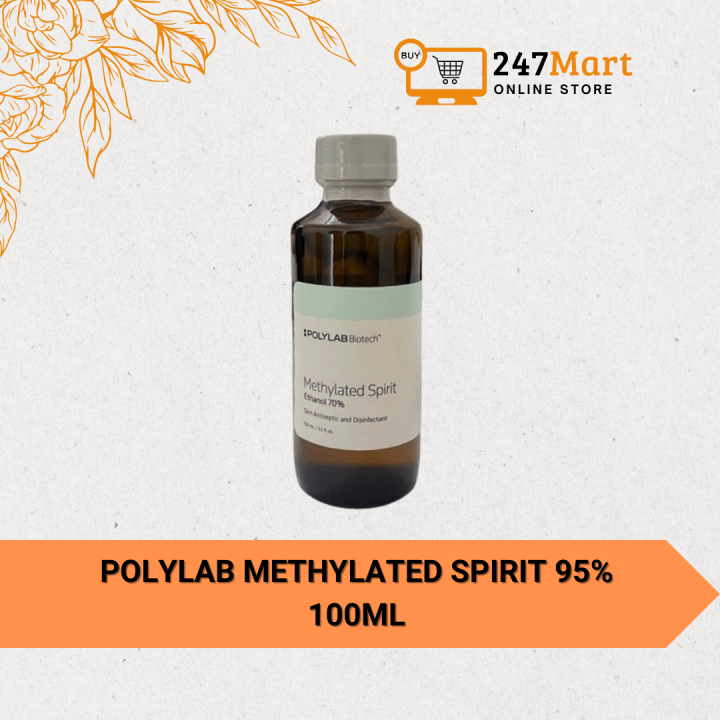 POLYLAB METHYLATED SPIRIT 95% 100ML | Lazada