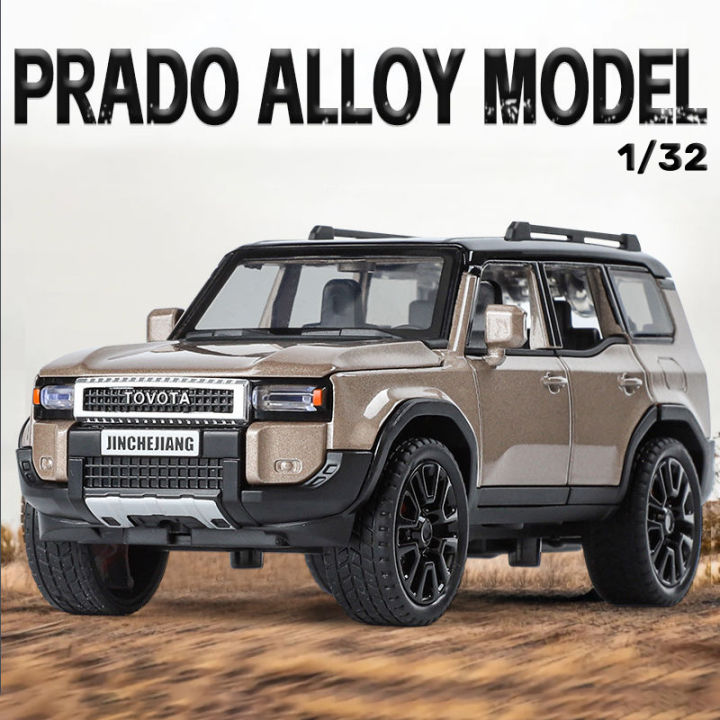 1:32 Scale New Toyota Prado Alloy Car Model Diecast Car Sound Light Car ...