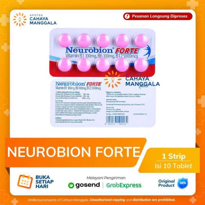 NEUROBION FORTE STRIP 10 TABLET | Lazada Indonesia