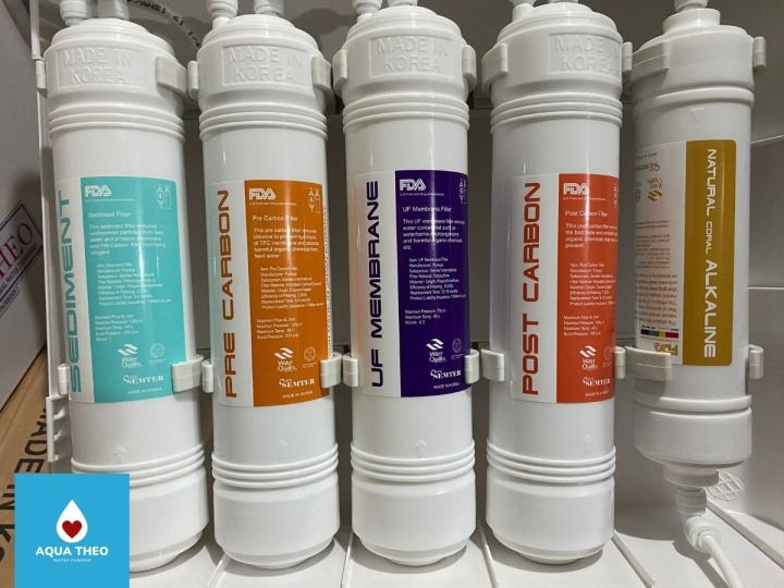 Aqua Theo Water Semter Purifier Filtration SEDIMENT, PRE CARBON, POST ...