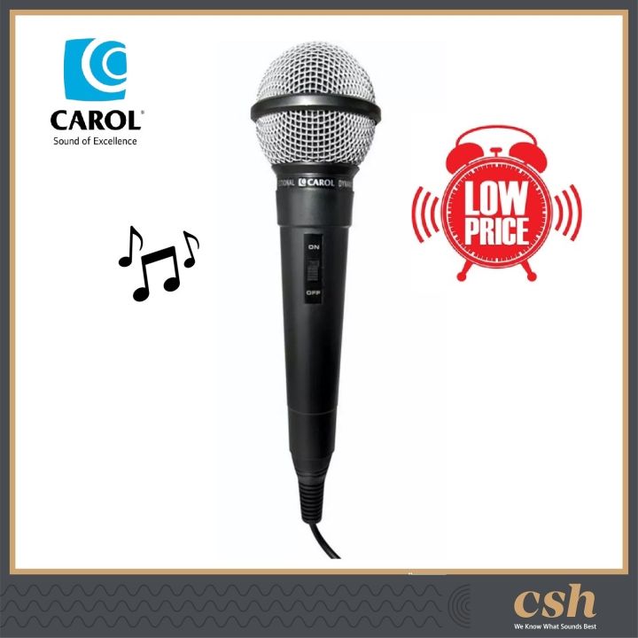 CAROL Cardioid Dynamic Vocal Wired Microphone E835 / E8355 For Singing /Speech | Lazada