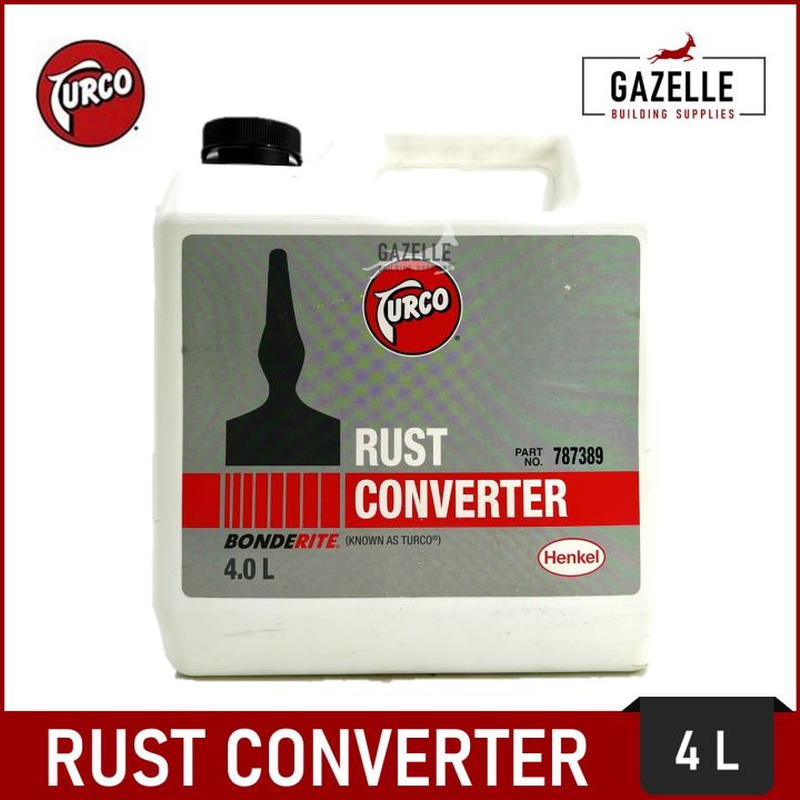 Henkel Turco Rust Converter Rust Remover - 500ml 0.5L / 1L / 4L | Lazada PH