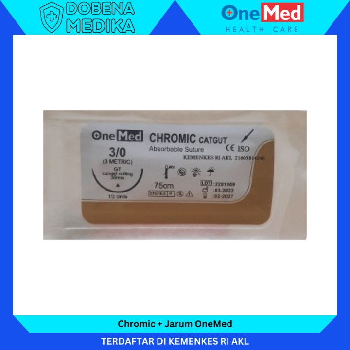 OneMed Benang Chromic Operasi 2.0 3.0 4.0 Plus Jarum | Lazada Indonesia