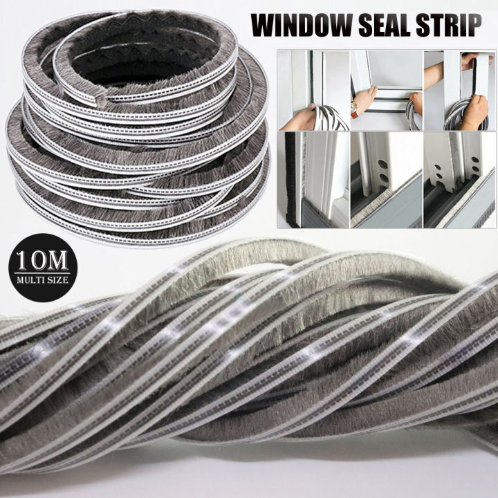 Noise isolation Brush pile door/window sliding weather strip Weather ...