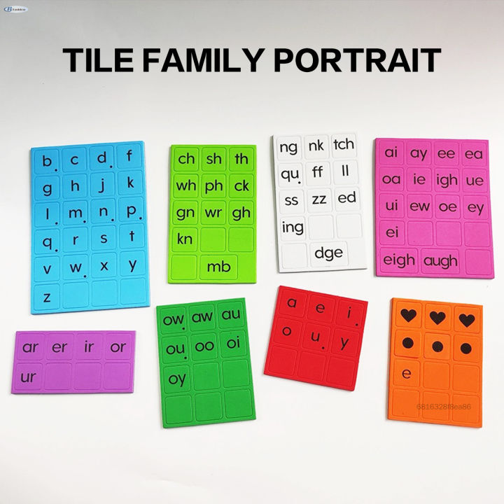 B-F Phonics Word-Building Magnetic Letter Tiles Letter Sounds Phonemic ...