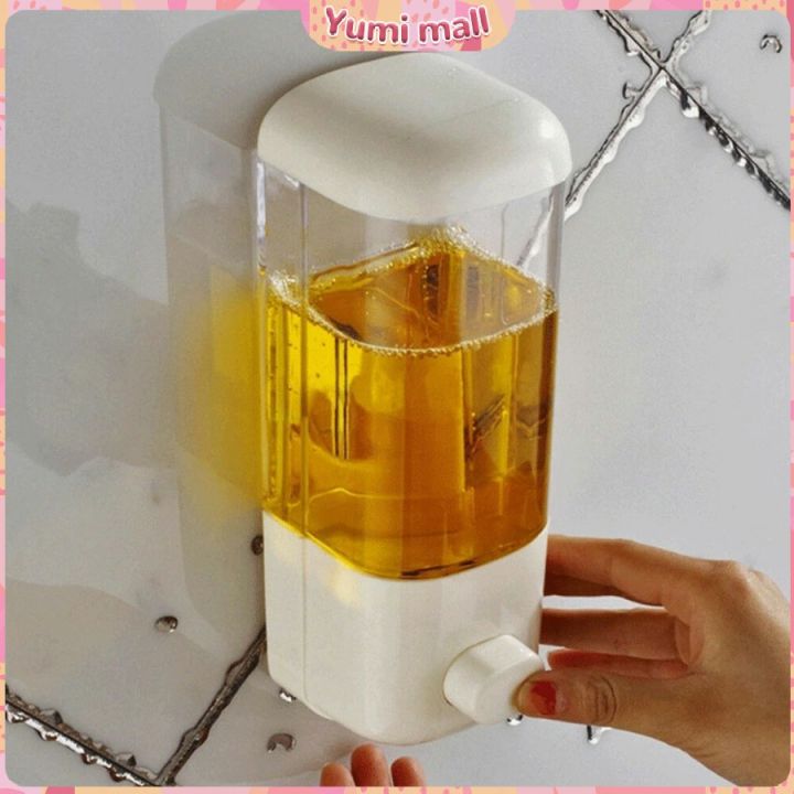 Yumi ที่กดสบู่เหลวติดกำแพง ติดตั้งง่าย อุปกรณ์ในห้องน้ำ soap dispenser ...