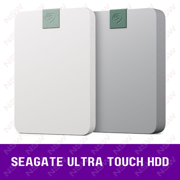 Seagate Ultra Touch External Hard Drive - 2TB, Cloud White (STMA2000400 ...