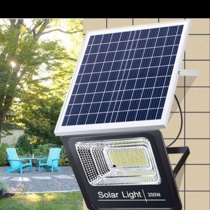Lampu Sorot Led Tenaga Surya 200 Watt - Lampu Solar Panel 200w Sunpro ...